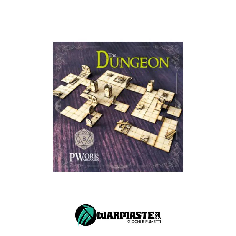 Pwork MDF Fantasy Tiles The Dungeon – Warmaster Giochi e Fumetti